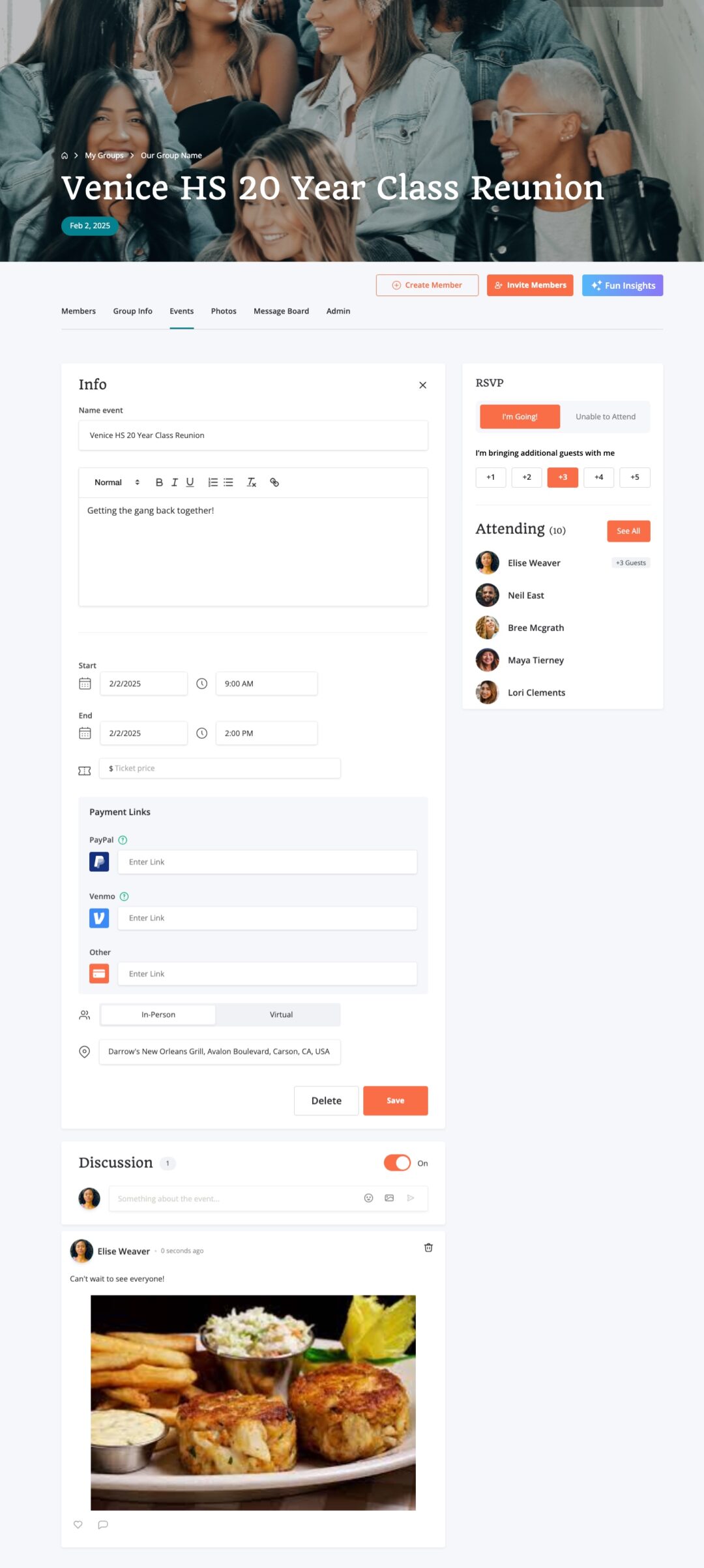 Class Reunion, High School and College Planning | Reunacy